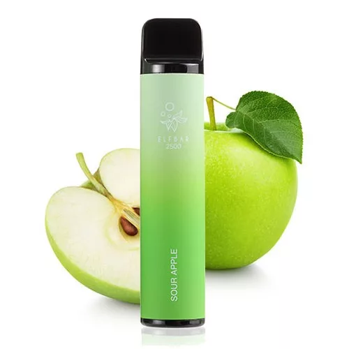Sour Apple 3500 by Elf Bar - Vape Monkey Dubai UAE's Best