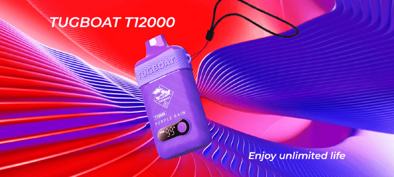 Strawberry Mango by Tugboat T12000 - Vape Monkey DubaiDubai's Best